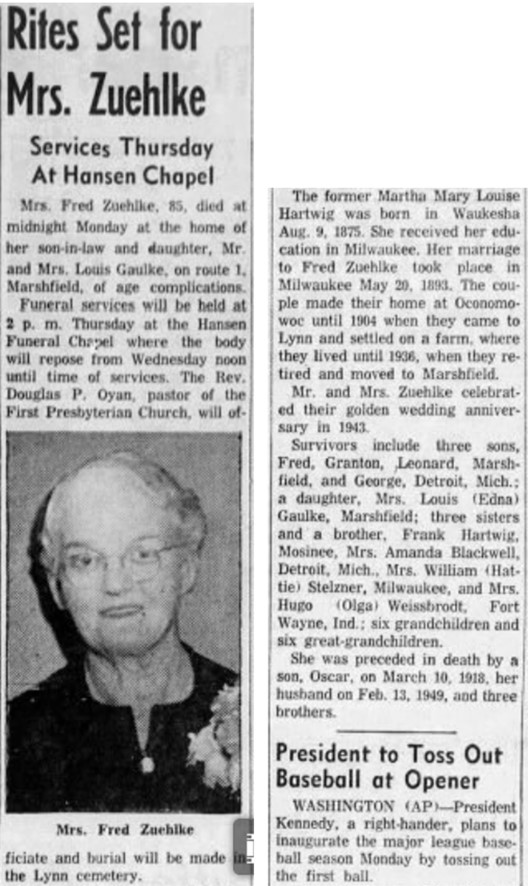 August & Bertha Hartwig